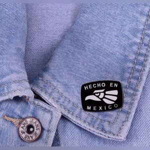 Accents | Hecho En Mexico Eagle Logo Enamel Brooch Pin Cartoon Animal ...